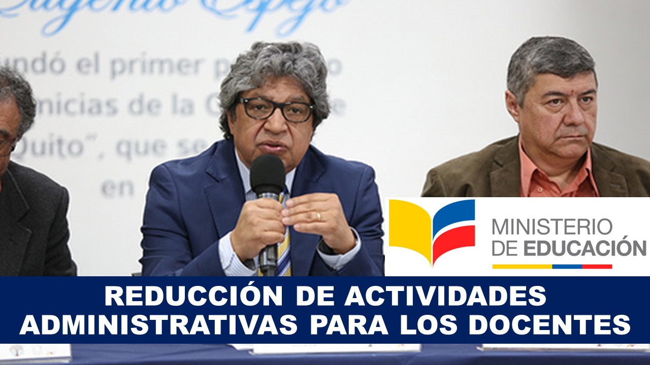REDUCCIÓN DE ACTIVIDADES ADMINISTRATIVAS PARA LOS DOCENTES - El Tempus